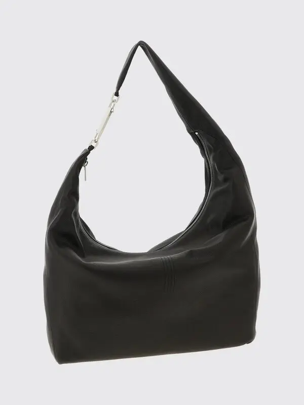 Rick Owens Gemini Calf Leather Tote Bag With Embossed Logo