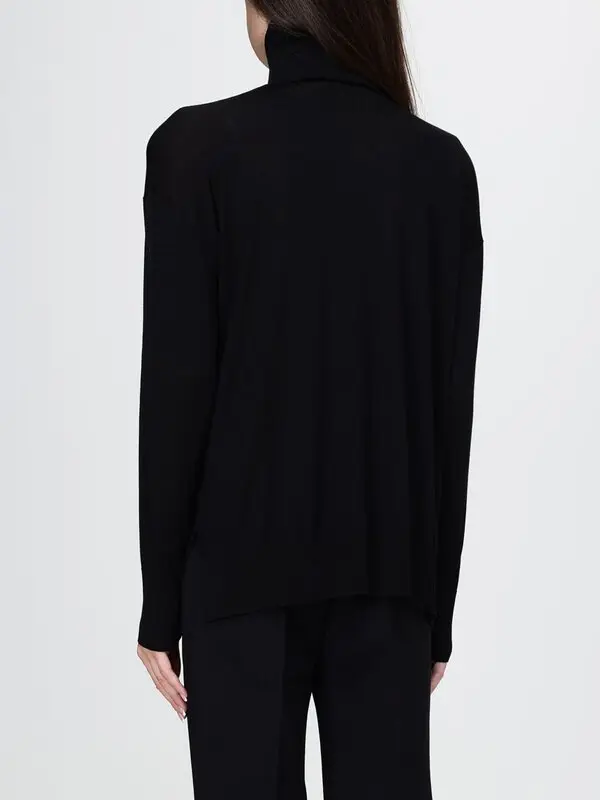 Max Mara Classic Long-sleeved Turtleneck Sweater Crafted In Pure Wool
