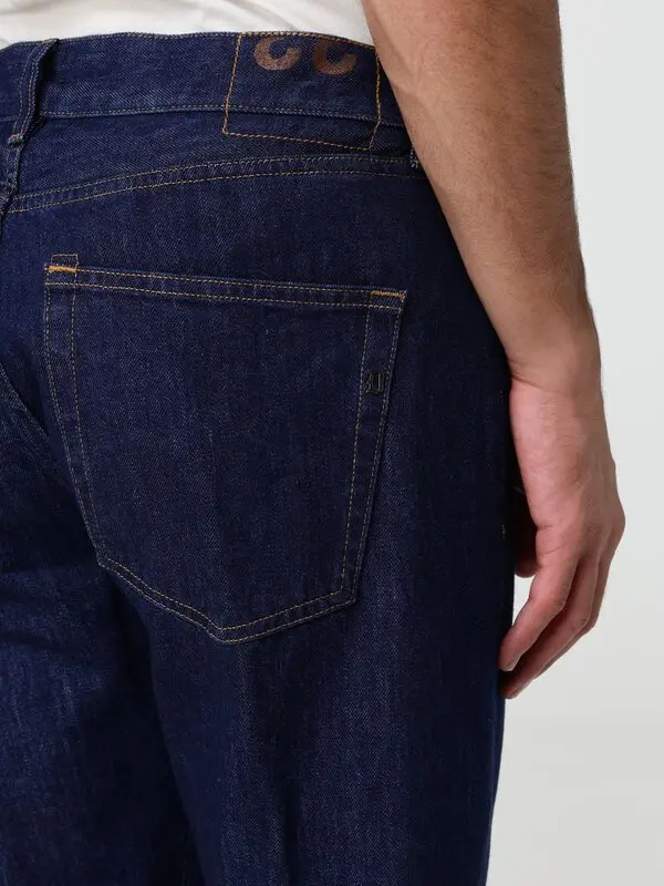 DONDUP Straight Leg Cotton Denim Jeans With A Mid-rise Waist