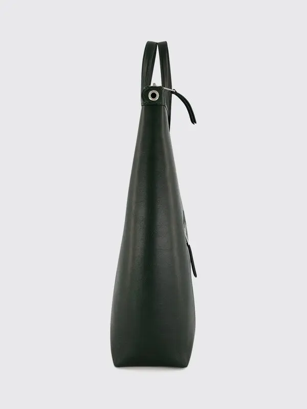 Celine The Vertical Calfskin Leather Tote Bag With Foil Logo