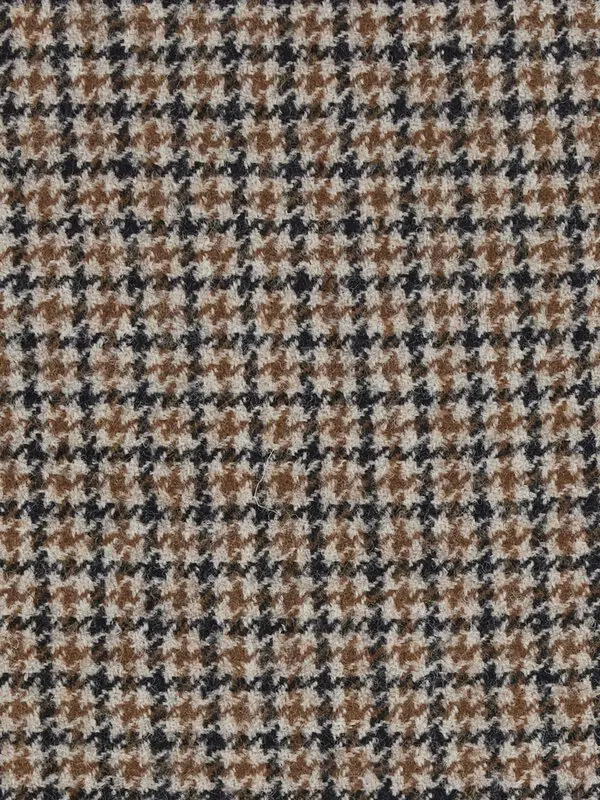 PAROSH P.a.r.o.s.h. High-waisted Houndstooth Wool Pencil Mini Skirt