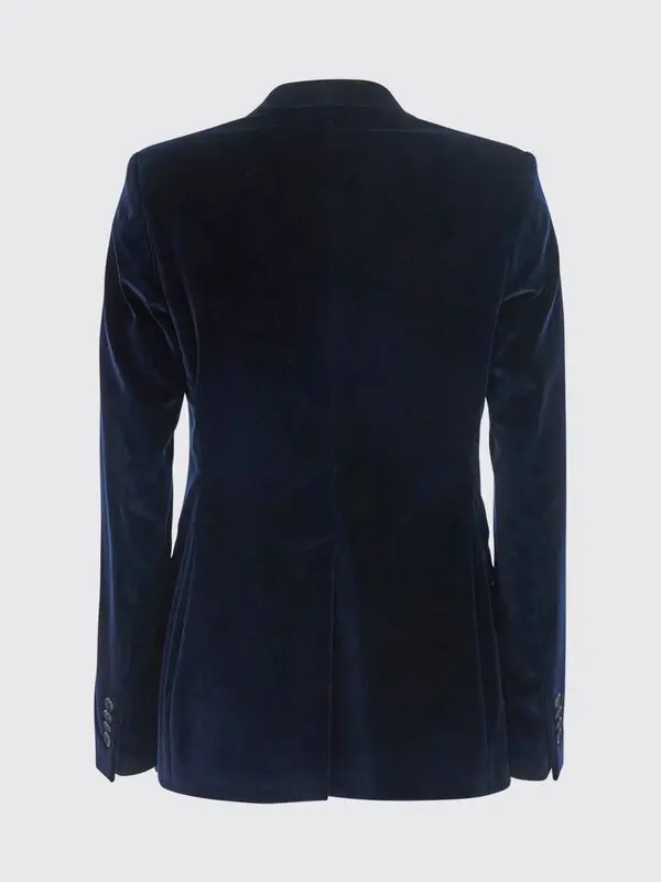 Tagliatore Double-breasted Wool And Cashmere Velvet Blazer With Peak Lapels