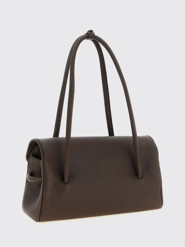 Jacquemus Le Turismo Grained Calfskin Shoulder Bag With Logo