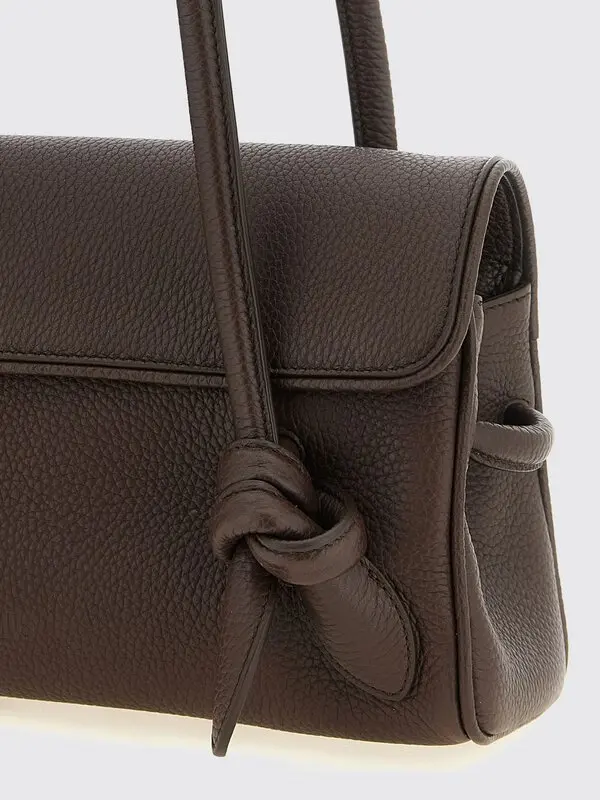 Jacquemus Le Turismo Grained Calfskin Shoulder Bag With Logo