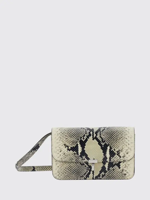 TOTEME T-lock Mini Crossbody Bag In Python-effect Leather With Logo