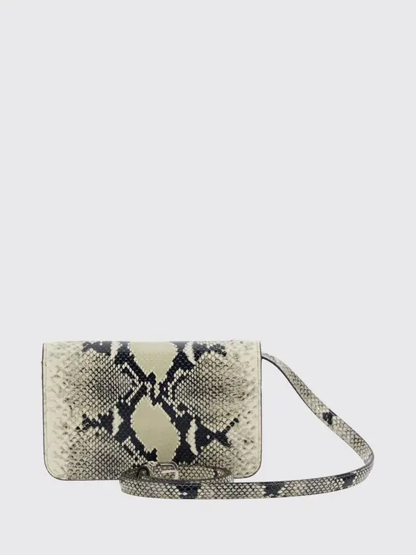 TOTEME T-lock Mini Crossbody Bag In Python-effect Leather With Logo