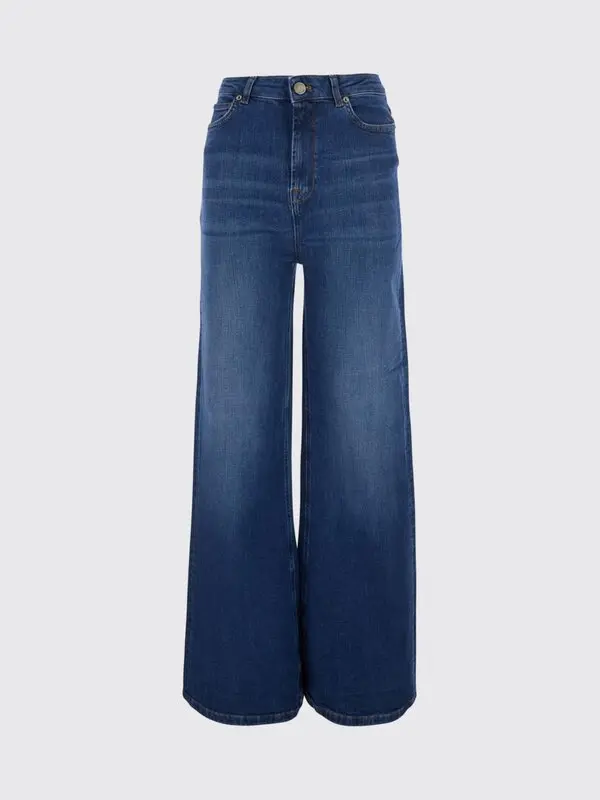 TWINSET High-waisted Palazzo Wide Leg Denim Jeans