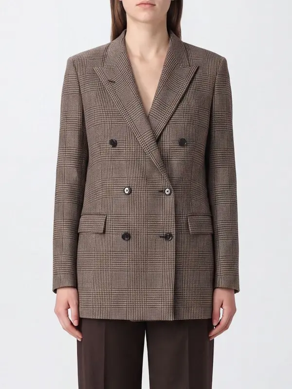 Tagliatore Houndstooth Wool And Cashmere Double-breasted Blazer