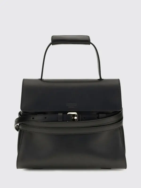 Moschino Tie Me Handbag In Sheepskin With Decorative Ties
