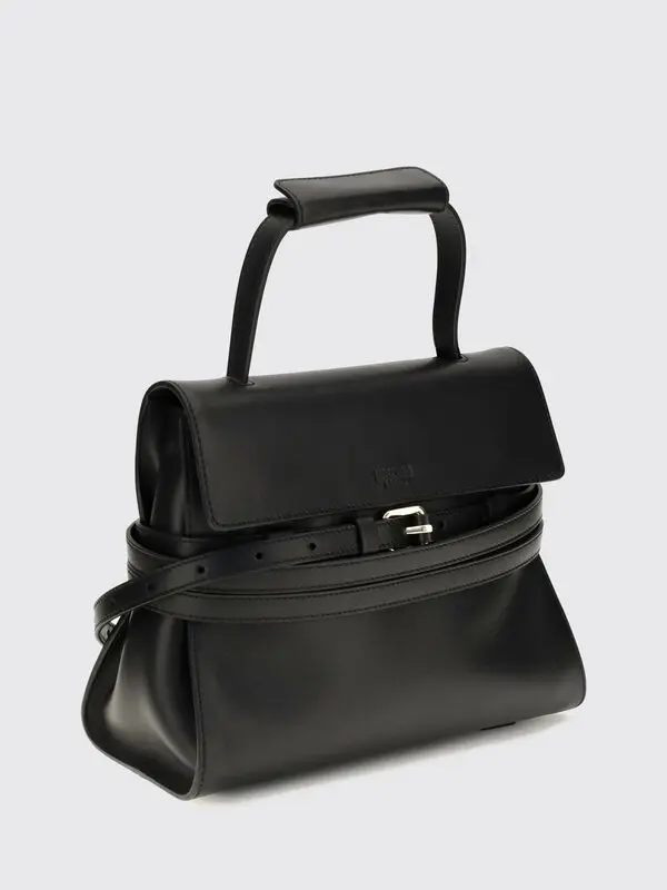 Moschino Tie Me Handbag In Sheepskin With Decorative Ties