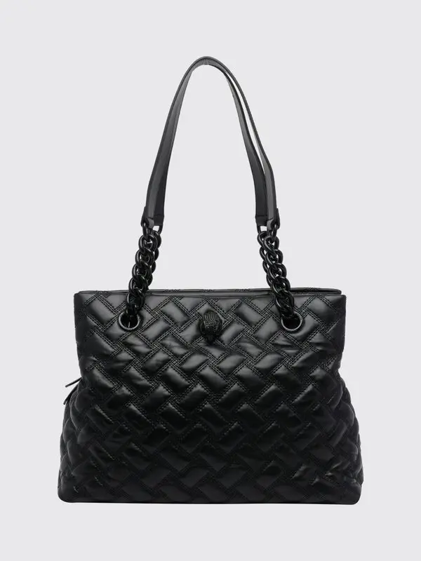 Kurt Geiger Kensington Quilted Calf Leather Tote Bag With Double Handle
