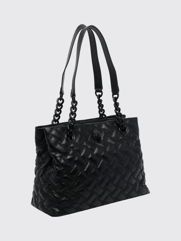 Kurt Geiger Kensington Quilted Calf Leather Tote Bag With Double Handle