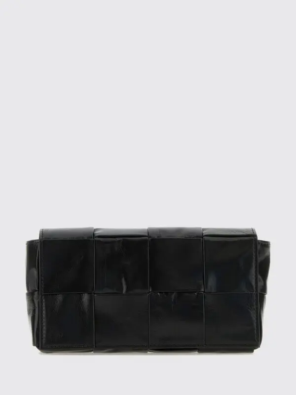 Bottega Veneta Cassette Intrecciato Leather Belt Bag - Black