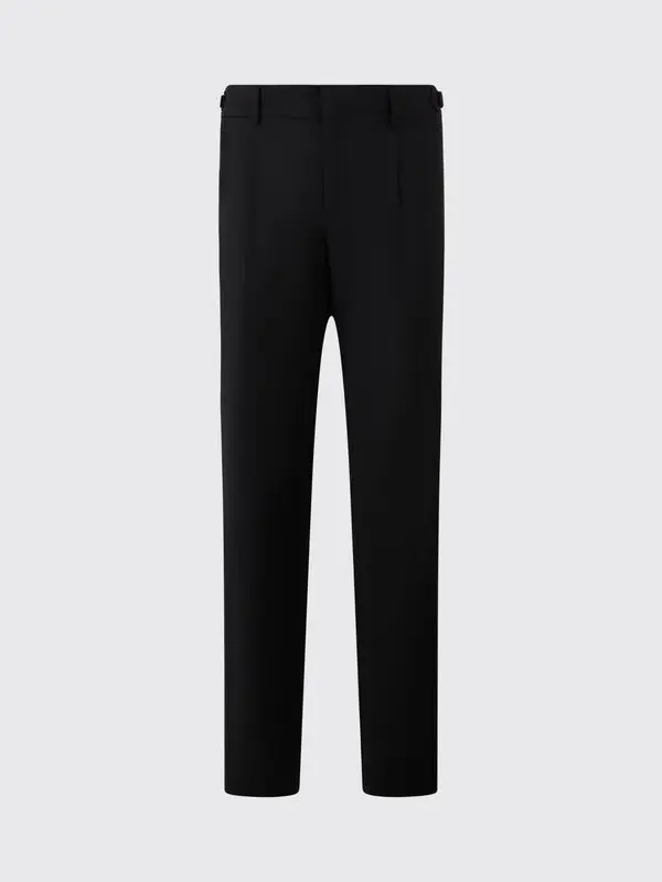 Philipp Plein Pleated Wool Blend Tailored Chino Pants