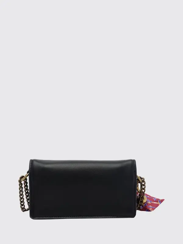 Kurt Geiger Sloane Rhinestone Logo Leather Mini Crossbody Bag
