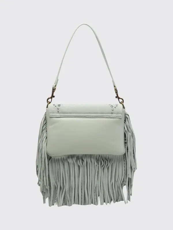 Kurt Geiger Oxford Fringed Rhinestone Leather Mini Shoulder Bag