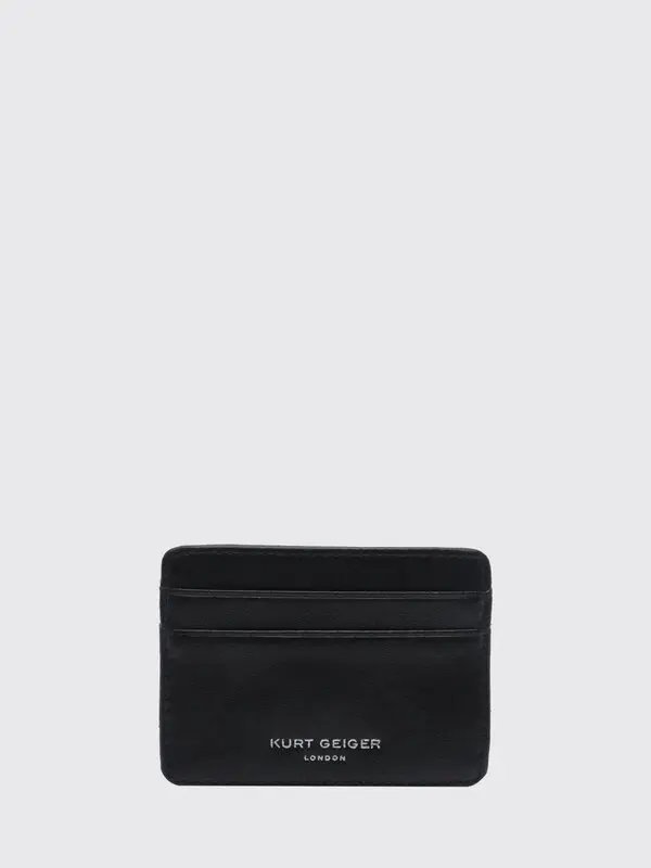 Kurt Geiger Lambskin Card Holder With Quilted Design