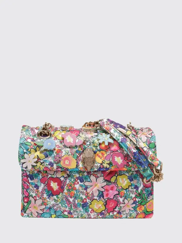 Kurt Geiger Kensington Floral Print Quilted Shoulder Bag