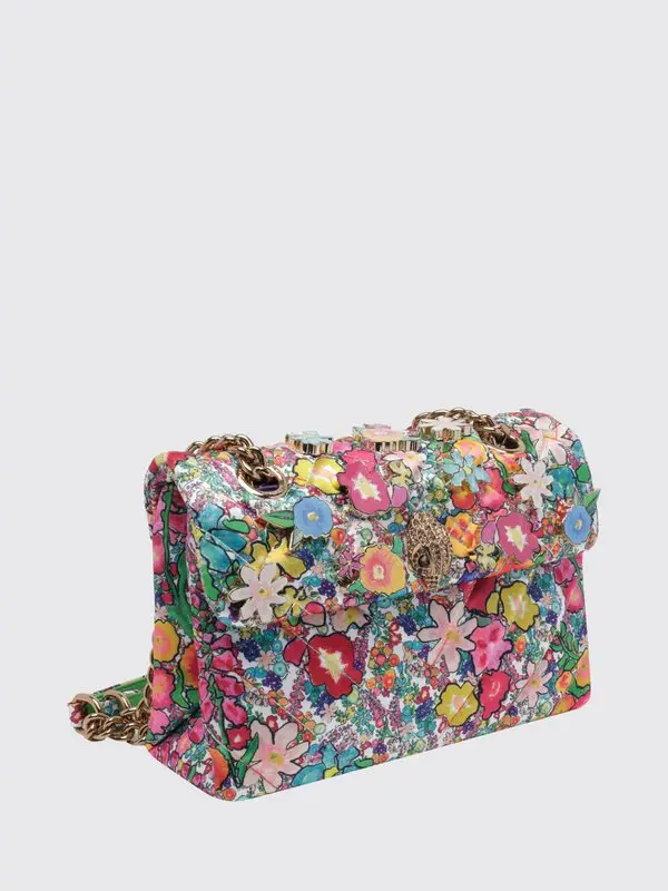 Kurt Geiger Kensington Floral Print Quilted Shoulder Bag
