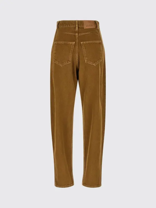 Isabel Marant Étoile Lisha High-waisted Wide-leg Cotton Denim Jeans