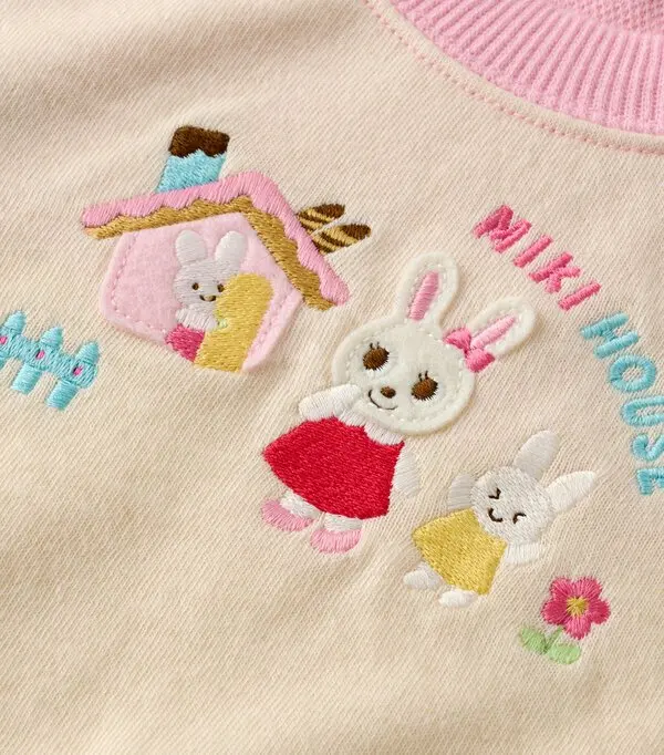 MIKI HOUSE Cotton Embroidered Sweatshirt