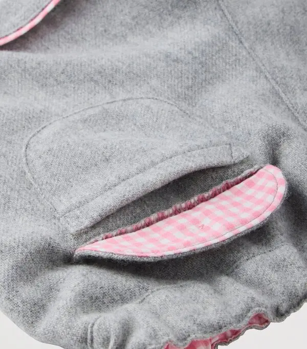 MIKI HOUSE Wool-blend Embroidered Shorts