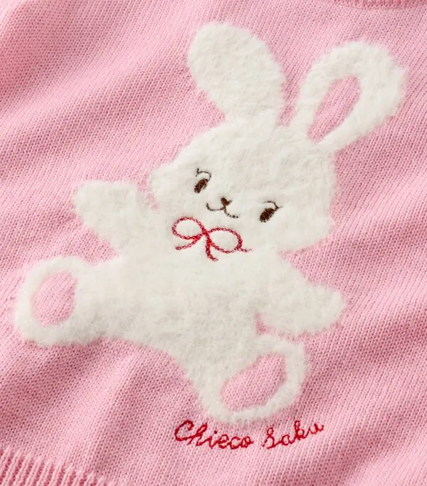 MIKI HOUSE Knitted Embroidered Sweater