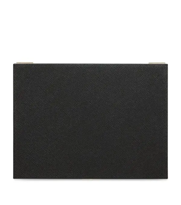 Smythson Leather 3-drawer Panama Jewellery Box