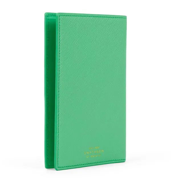 Smythson Leather Panama Passport Cover