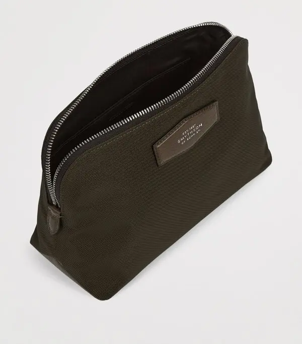 Smythson Canvas Wash Bag