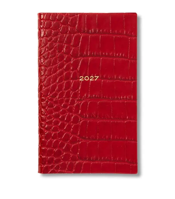 Smythson Leather Panama Weekly Diary 2027