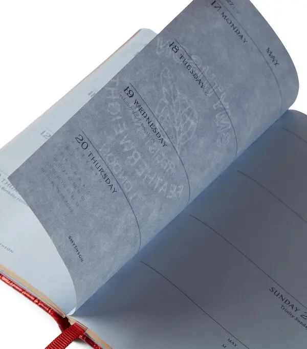 Smythson Leather Panama Weekly Diary 2027