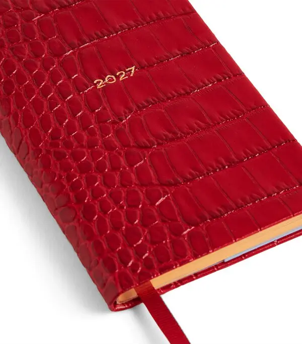 Smythson Leather Panama Weekly Diary 2027