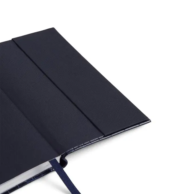 Smythson Leather Panama Weekly Diary 2027 - Blue