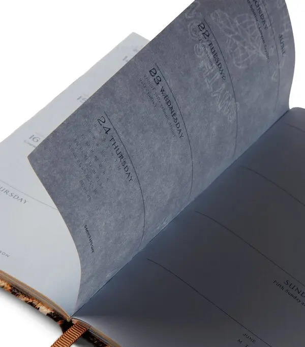Smythson Leather Panama Weekly Diary 2027