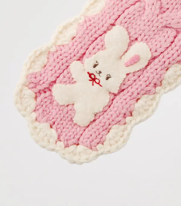 MIKI HOUSE Wool-blend Chieco Saku Knitted Scarf