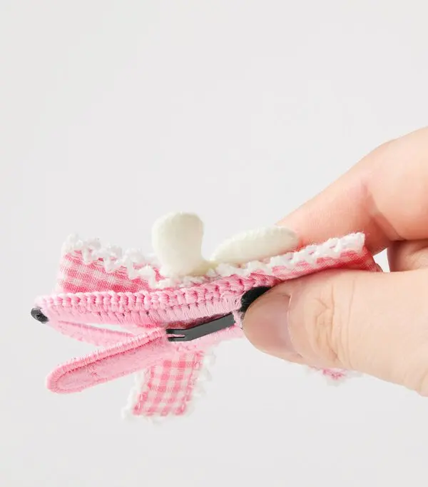 MIKI HOUSE Chieco Saku Gingham Hair Clip