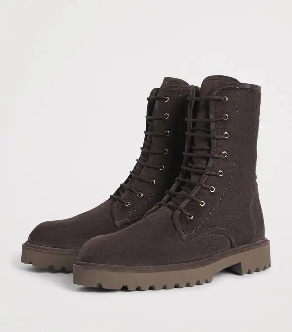 Max Mara Combat Boots