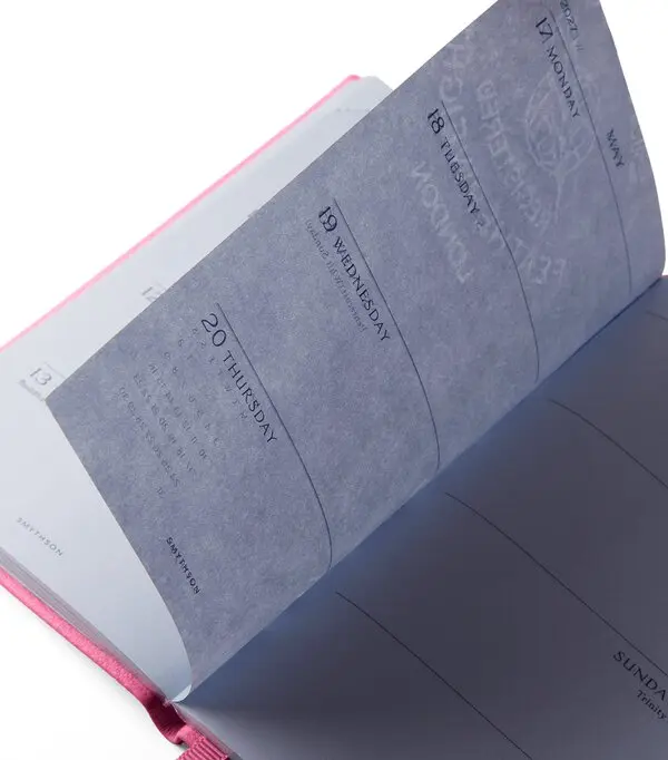 Smythson Leather Panama Weekly Diary 2027