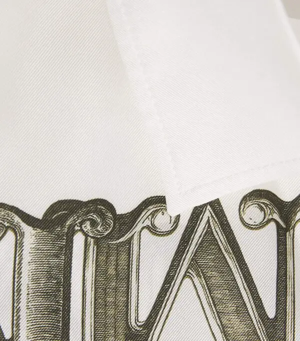 Max Mara Silk Monogram Shirt - Brown