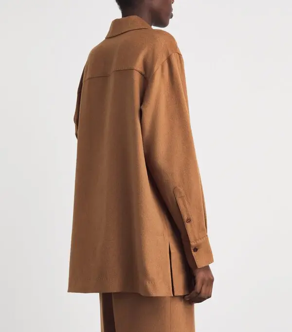 Lafayette 148 New York Camel Hair Pullover Blouse