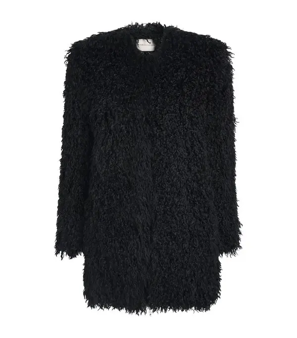 Camilla And Marc Faux Fur Renley Short Coat - Black