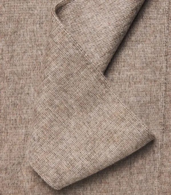 WOLK MORAIS Cashmere Cunardier High-neck Coat