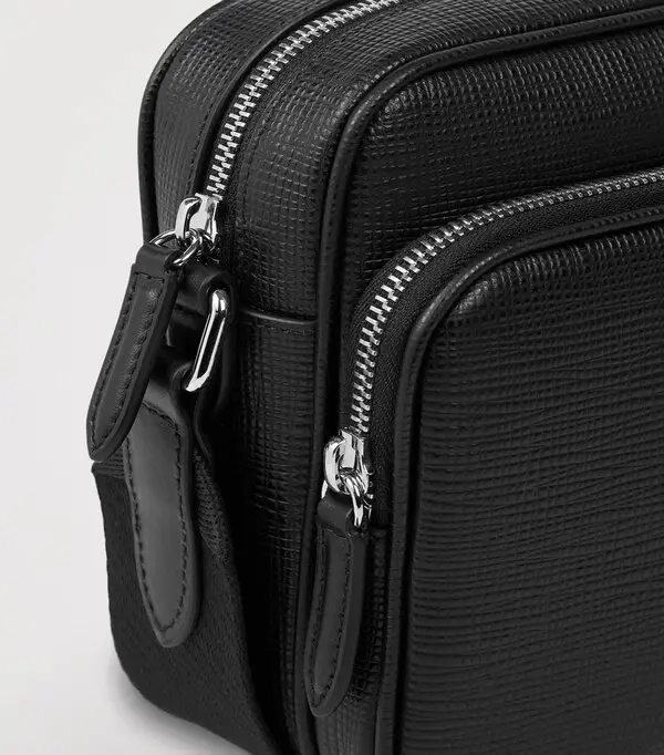 Smythson Leather Panama Cross-body Bag