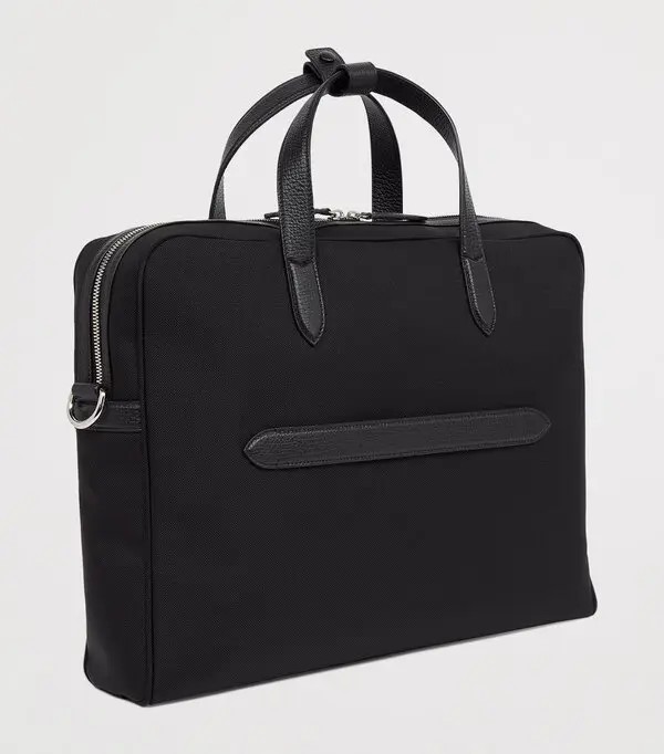 Smythson Slim Canvas Norton Briefcase