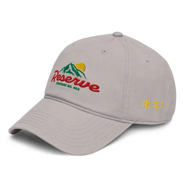 ANCHOR & CREW Reserve No. Two Supply Cotton Embroidered Cap - Grey