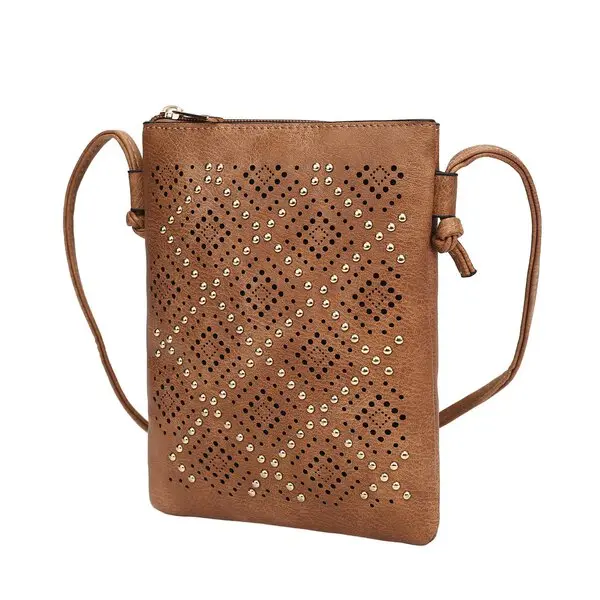 MKF COLLECTION BY MIA K. Neutrals Leysha Crossbody Bag Khaki - Yellow