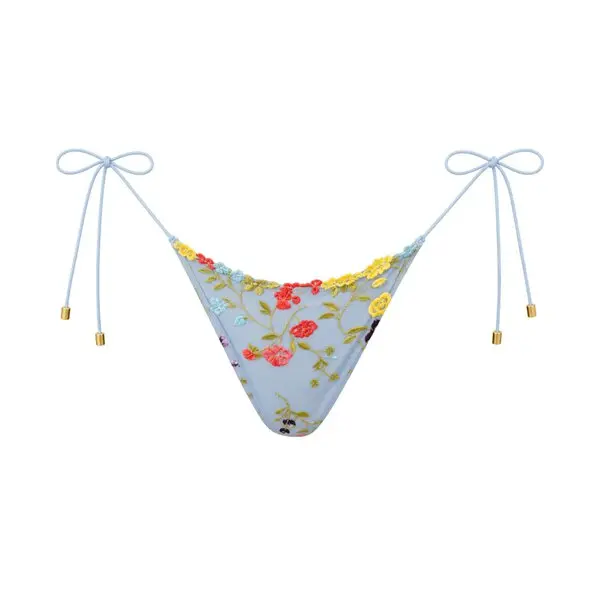 IVY SWIMWEAR Lani Baby Thin String Lace Bottom - Blue