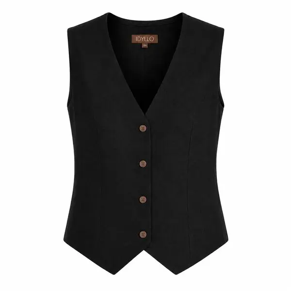 IDYLLO Linen Vest