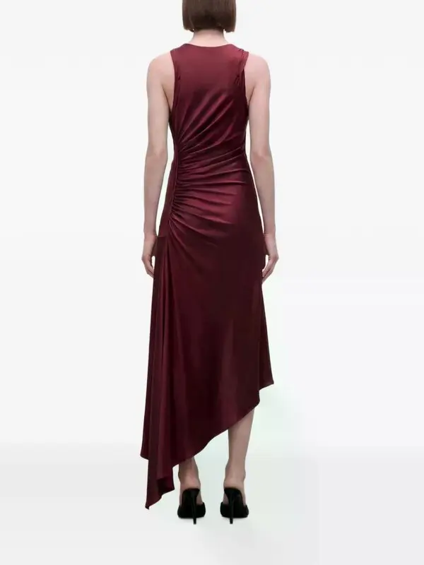 Victoria Beckham Sylvie Ruched Midi Dress
